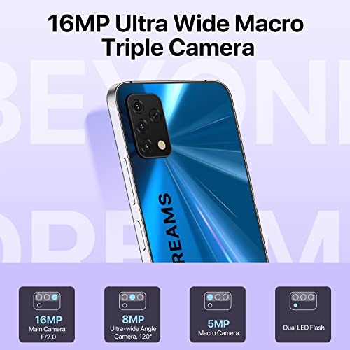 UMIDIGI A11S Unlocked Cell Phone, 6.53" FHD Full View Screen, 5150mAh Battery Android 11 Smartphone with Dual SIM (4G LTE),4G+32G