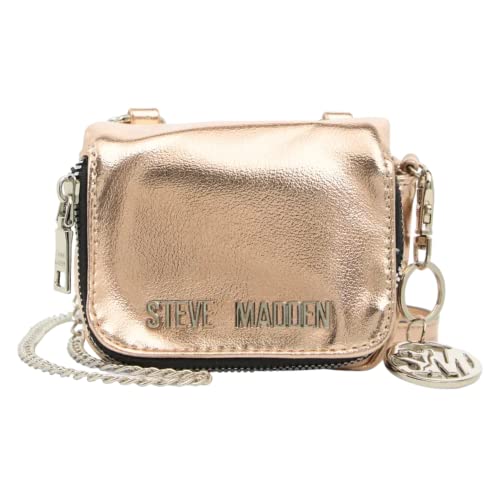 Steve Madden BMissie Micro Crossbody Bag (Rose Gold)