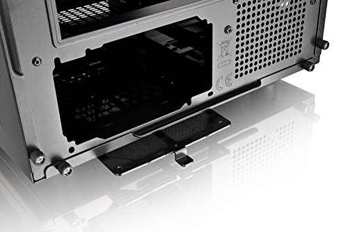 Thermaltake Core V21 SPCC Micro ATX, Mini ITX Cube Gaming Computer Case Chassis, Small Form Factor Builds, 200mm Front Fan Pre-installed, CA-1D5-00S1WN-00 Black