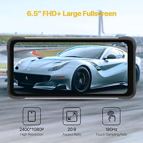 UMIDIGI Rugged Unlocked Smartphone, 6150mAh Battery, Bison GT2 8GB+128GB Android 12, 6.5"+FHD, G95 Octa-core, 64MP Triple Camera, NFC, 18W Fast Charge, IP68 & IP69K Waterproof Unlocked Cell Phone