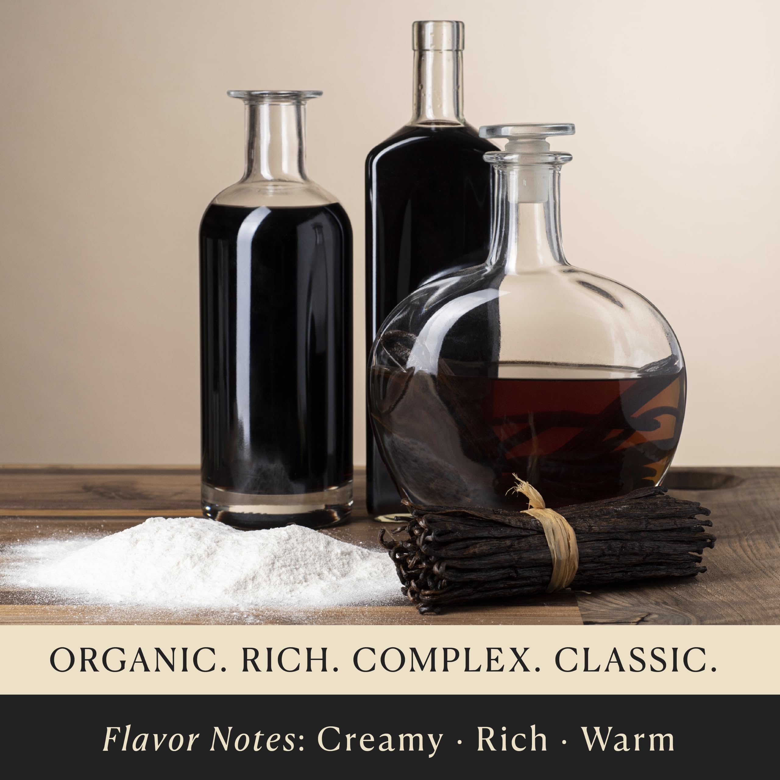 Cook’s, Organic Pure Vanilla Extract, World’s Finest Gourmet Fresh Grade A Premium Vanilla, 8 oz