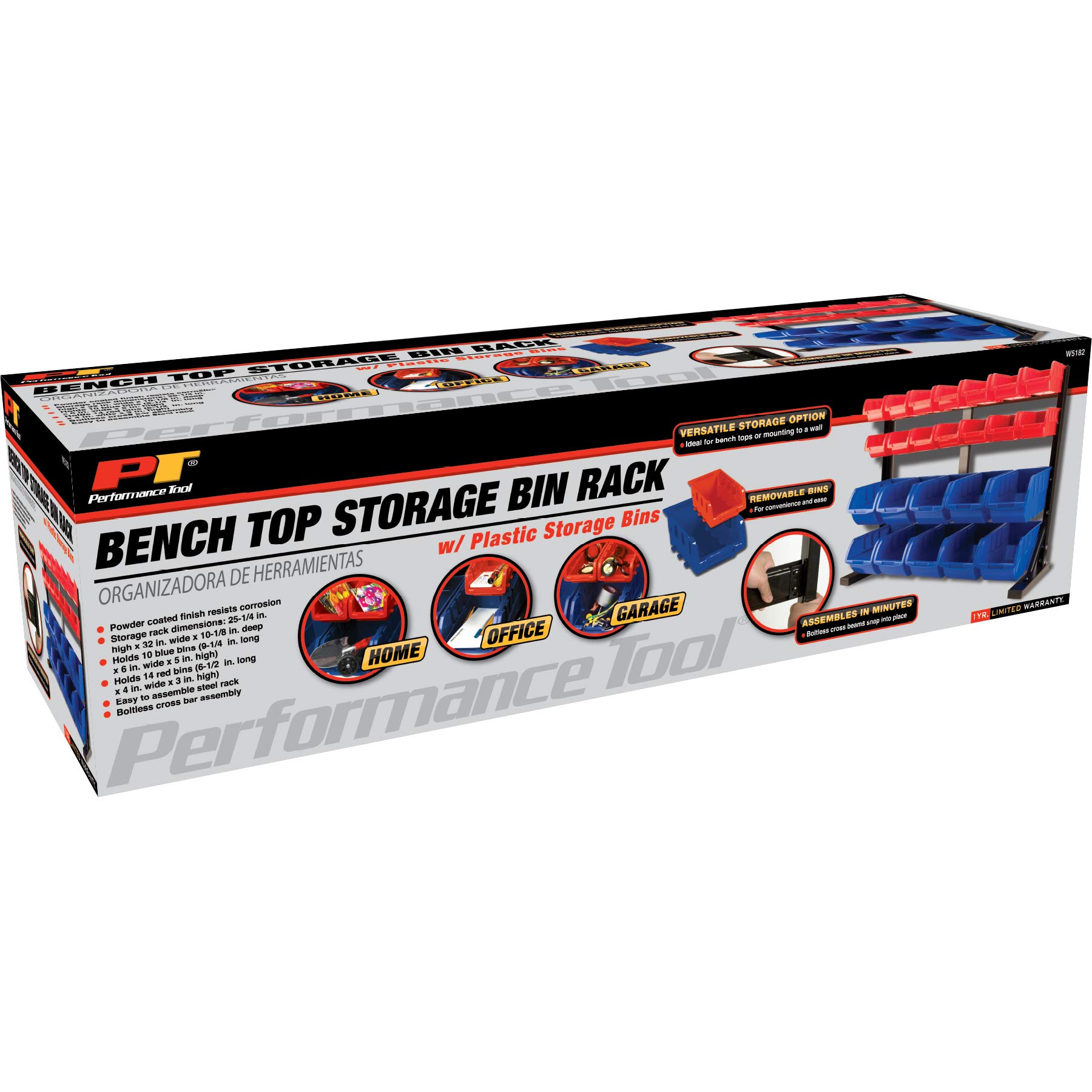 Performance Tool W5182 24 Bin Storage Rack