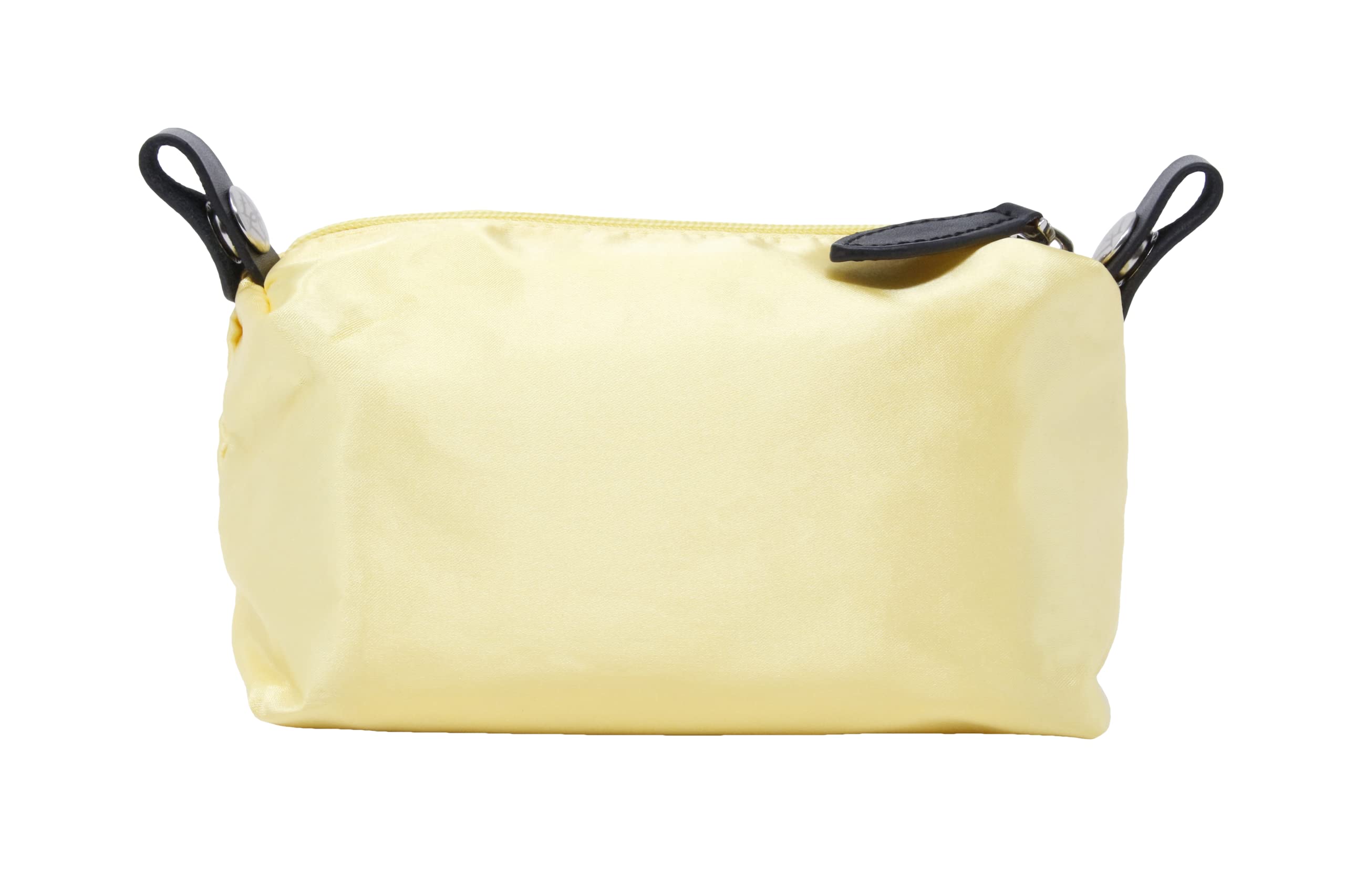 DOMINIE Liner for Clear Handbag Small Clutch Removable/Interchangeable Liner - Yellow Liner, Black Tabs (Black Clutch Sold Separately)