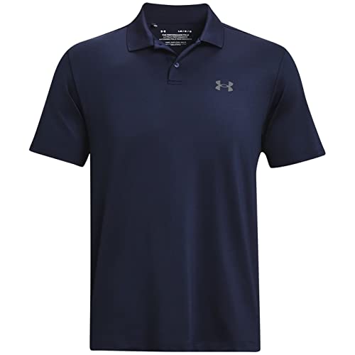 Under Armour Men's Standard Performance 3.0 Polo, (410) Midnight Navy / / Pitch Gray, XX-Large