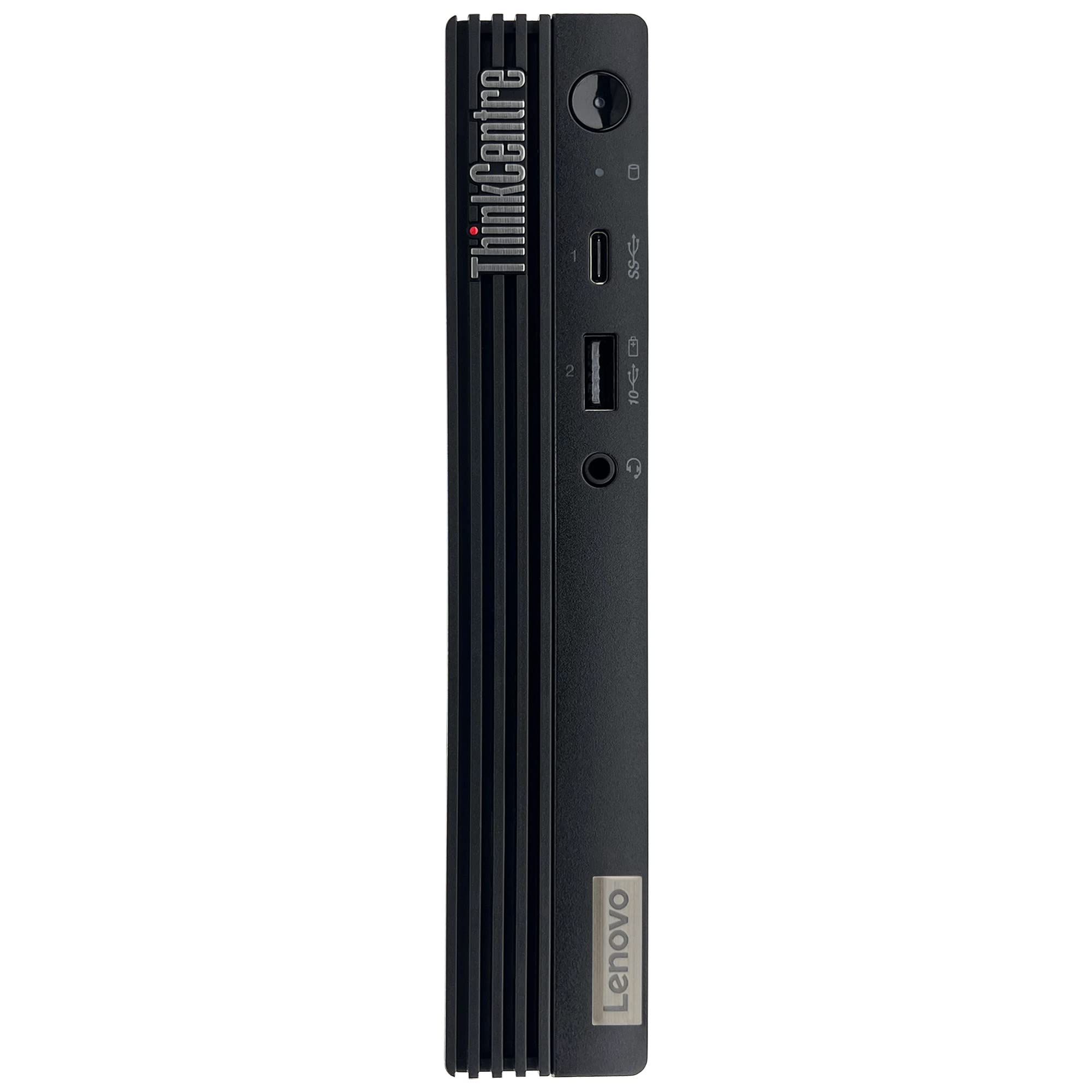 Lenovo ThinkCentre M70q Mini Desktop Computer - 10th Gen Intel Core i7-10700T 8-Core up to 4.50 GHz CPU, 32GB DDR4 RAM, 1TB NVMe SSD, Intel UHD Graphics 630, WIFI 6 + Bluetooth 5.1, Windows 11 Pro