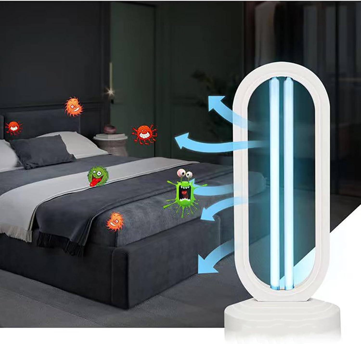 Lumivyx Haloclean Uv, with 3- Speed Timing and Remote Control ๐๐ฏ ๐๐๐ ๐๐ฎ๐ ๐ฌ (2, Black)
