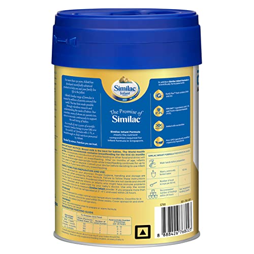Similac Infant Formula, Imported, with 2’-FL HMO, Baby Formula Powder, 850 g (29.9 oz) Can