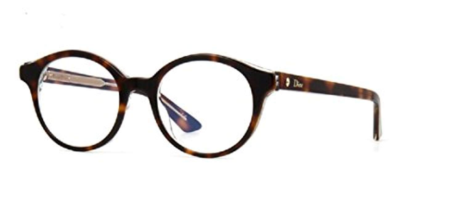 Dior DIORMONTAIGNE2-0G9Q- Havana Crystal 49mm womens, Small