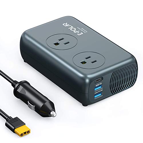 E-POLAR 220V to 110V Converter Travel Adapter (Grey)