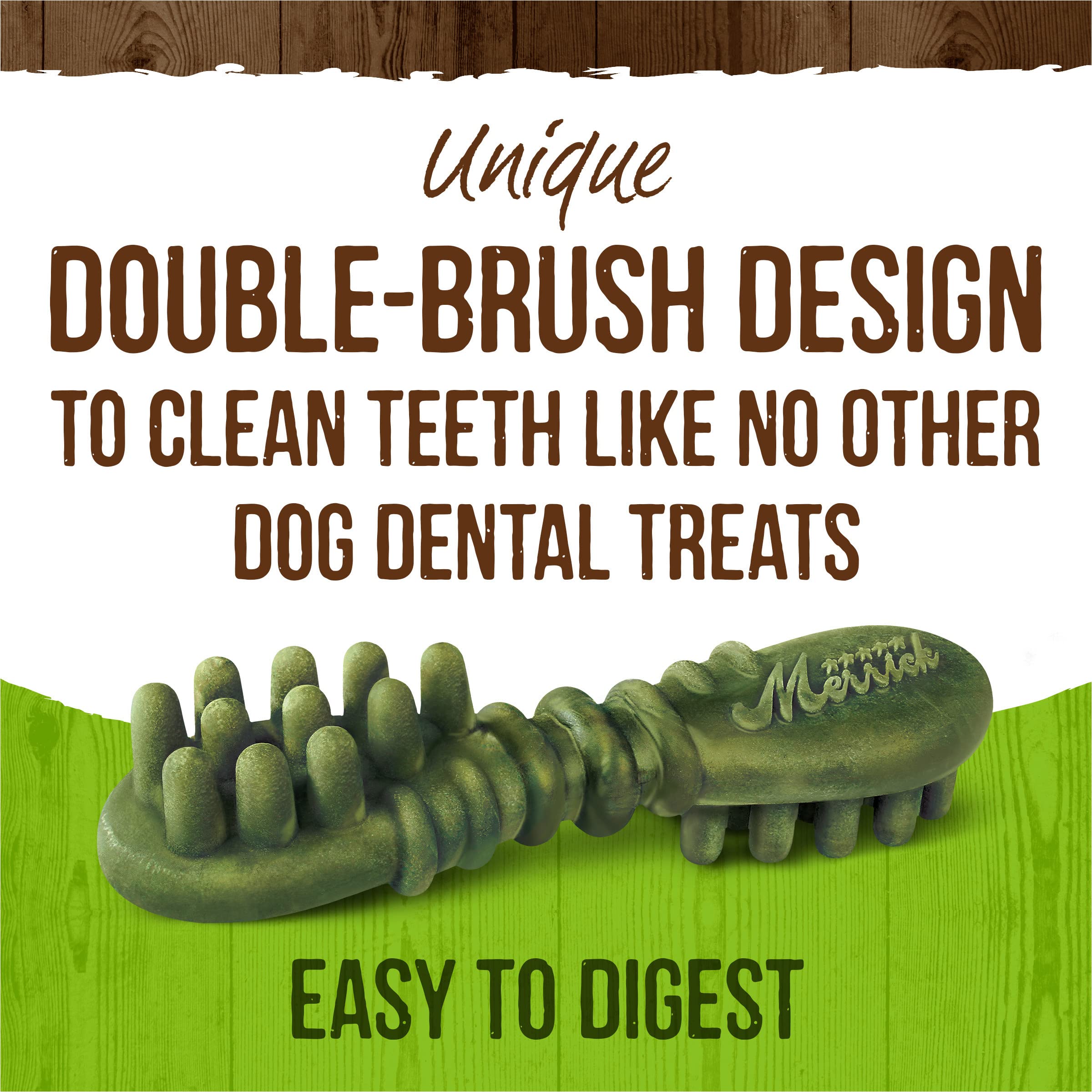 Merrick Fresh Kisses Natural Dental Chews Infused With Coconut And Botanical Oils For Small Dogs 15-25 Lbs - 15 ct. Bag
