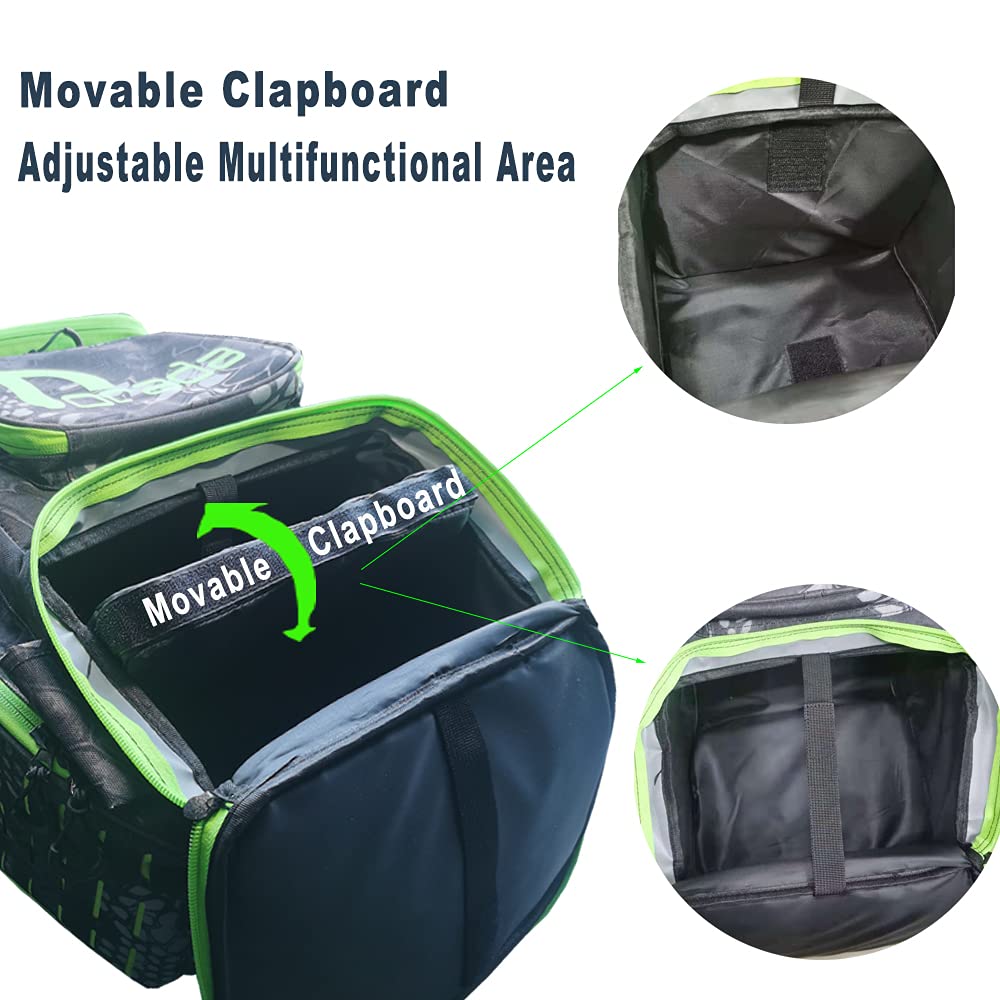 DORADA FISHING Tackle Backpack Large Waterproof Multifunctional Tackle Bag Storage Without Trays