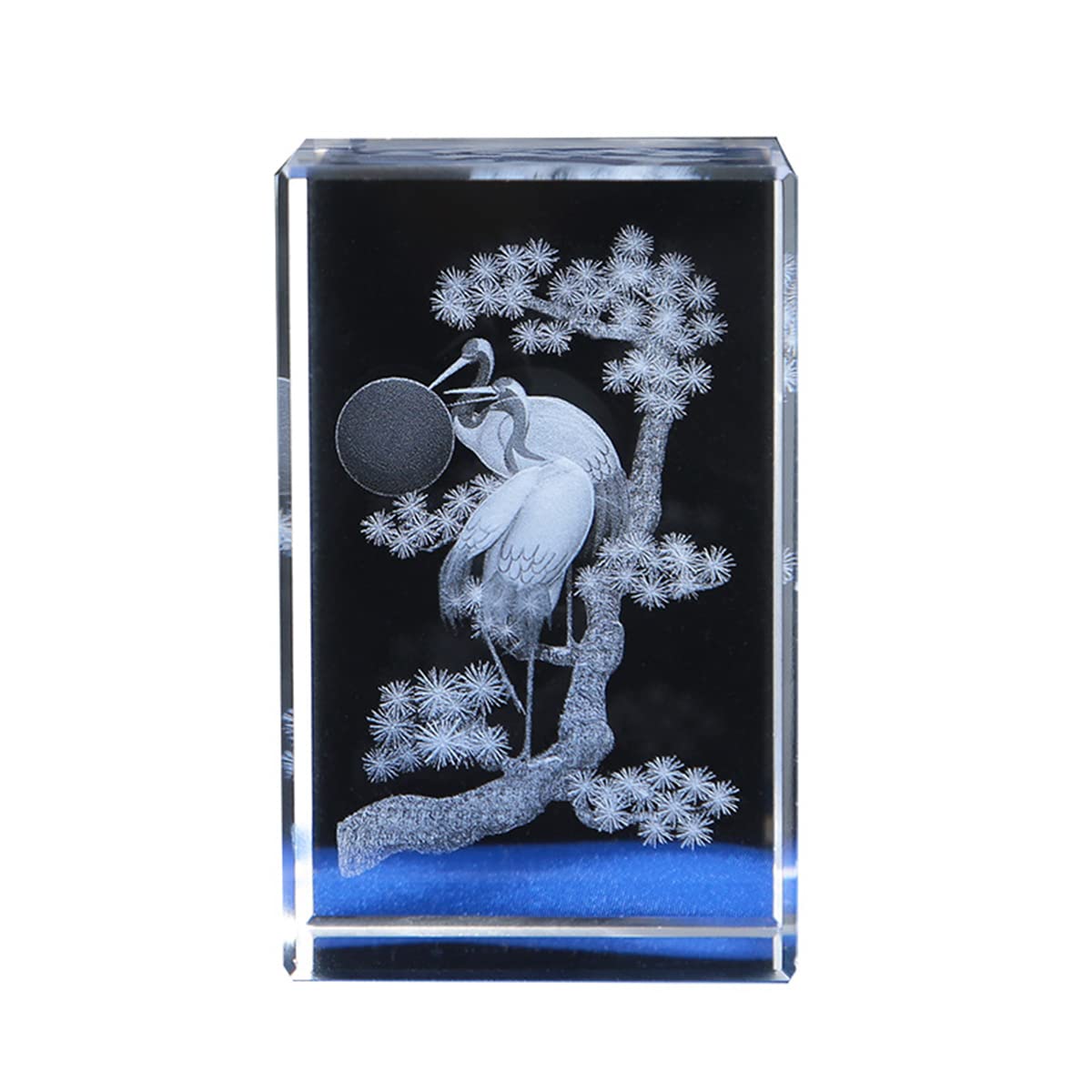 Desk Ornaments,3D Laser Crystal Chart, Anniversary Souvenirs and Paperweight, Wedding Souvenirs, Christmas Birthday Valentine's Day Wedding Gift (The Phoenix)