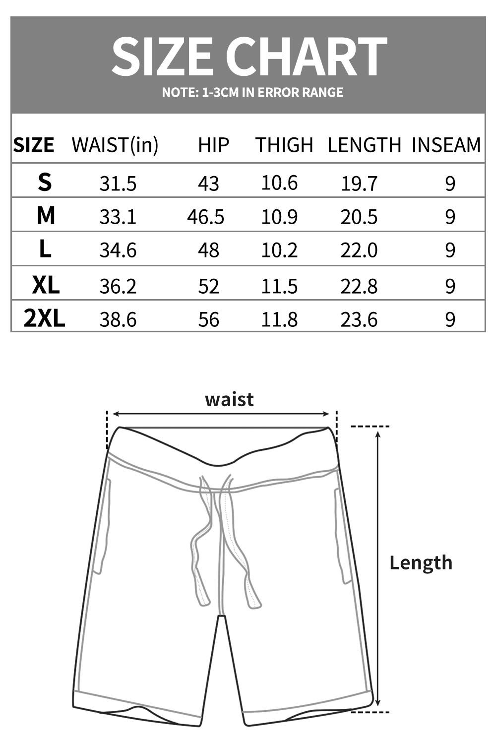 czzstance Mens Shorts Casual Cotton Athletic Shorts Drawstring Workout Running Shorts with Pockets Gray