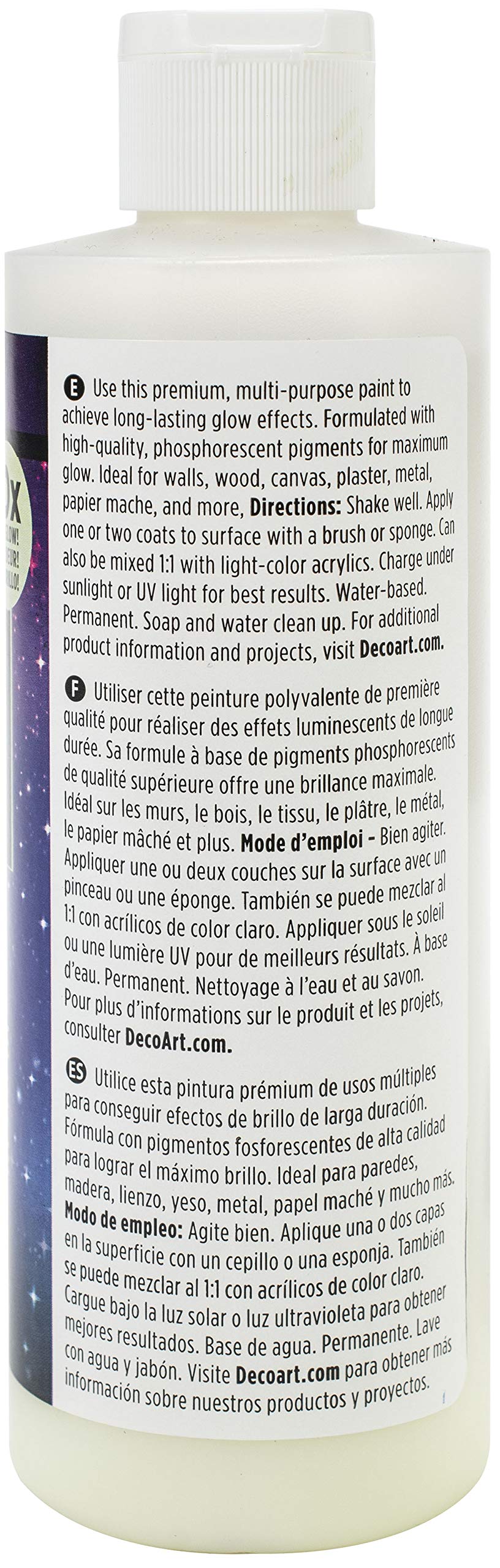 Deco Art Ultimate Glow-In-The-Dark Paint 8oz