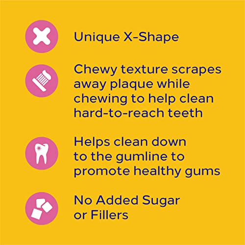 PEDIGREE DENTASTIX Dual Flavor Small Dog Dental Treats, Bacon & Chicken Flavors Dental Bones, 17.7 oz. Pack (84 Treats)