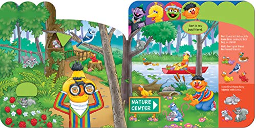 Sesame Street - Elmo, Big Bird, and More! - Lift-a-Flap Look and Find Activity Book - PI Kids