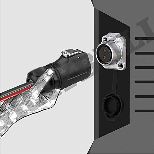 Graybull 2 Pin Adapter Works with Anderson Powerpole 10AWG 2-Pin Adpt Cable for Solar Panel Suitcase,Furrion,Forrest River RV Solar Ports,Grand Design RV's Industry R-50
