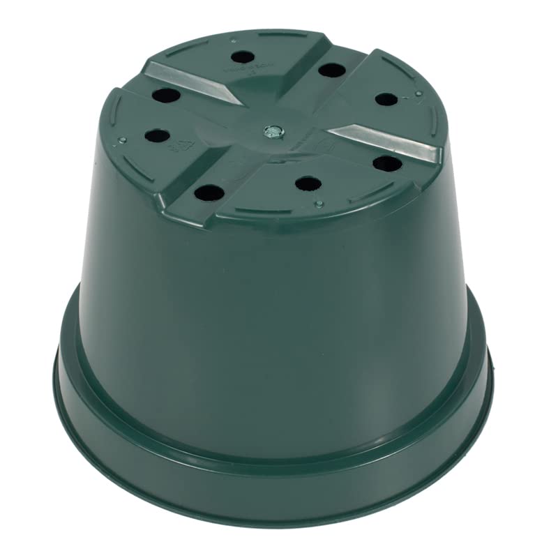 DAPERCI inches Nursery Pot Plant Grow Sturdy Flower pots in Bulk Price 20P Green