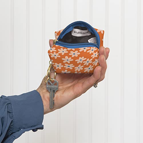 Studio Oh! Forget Me Not Key Chain Pouch Coin Purse, 3.5 in x 2 in x 2 in