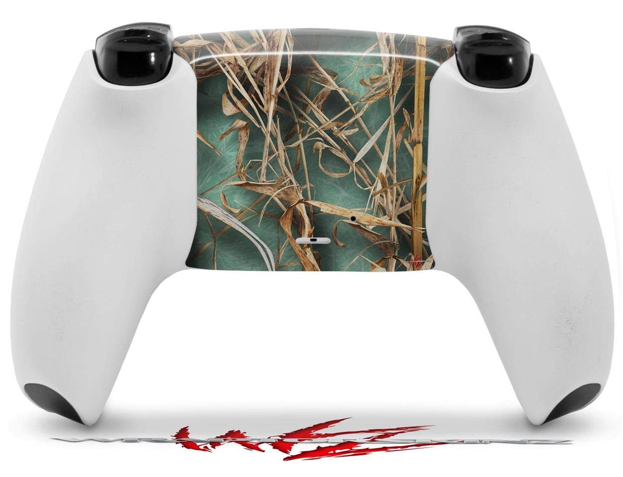WraptorSkinz Skin Wrap compatible with Sony PS5 DualSense Controller WraptorCamo Grassy Marsh Camo Seafoam Green (CONTROLLER NOT INCLUDED)