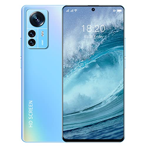 Unlocked Mobile Phones, Adnroid 8.1 7 Inch Ultrathin Smart Phone HD Full Screen Phone, Dual SIM Unlocked Smartphones 2GB +16GB, 2MP+5MP Mobile Cell Phone Gift for Friends (Blue)