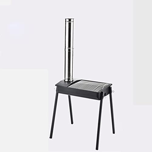 DADHI BBQ Grill Household Charcoal Grill Tool with Offset Smoker Removable Legs,for Patio Backyard Picnic Camping