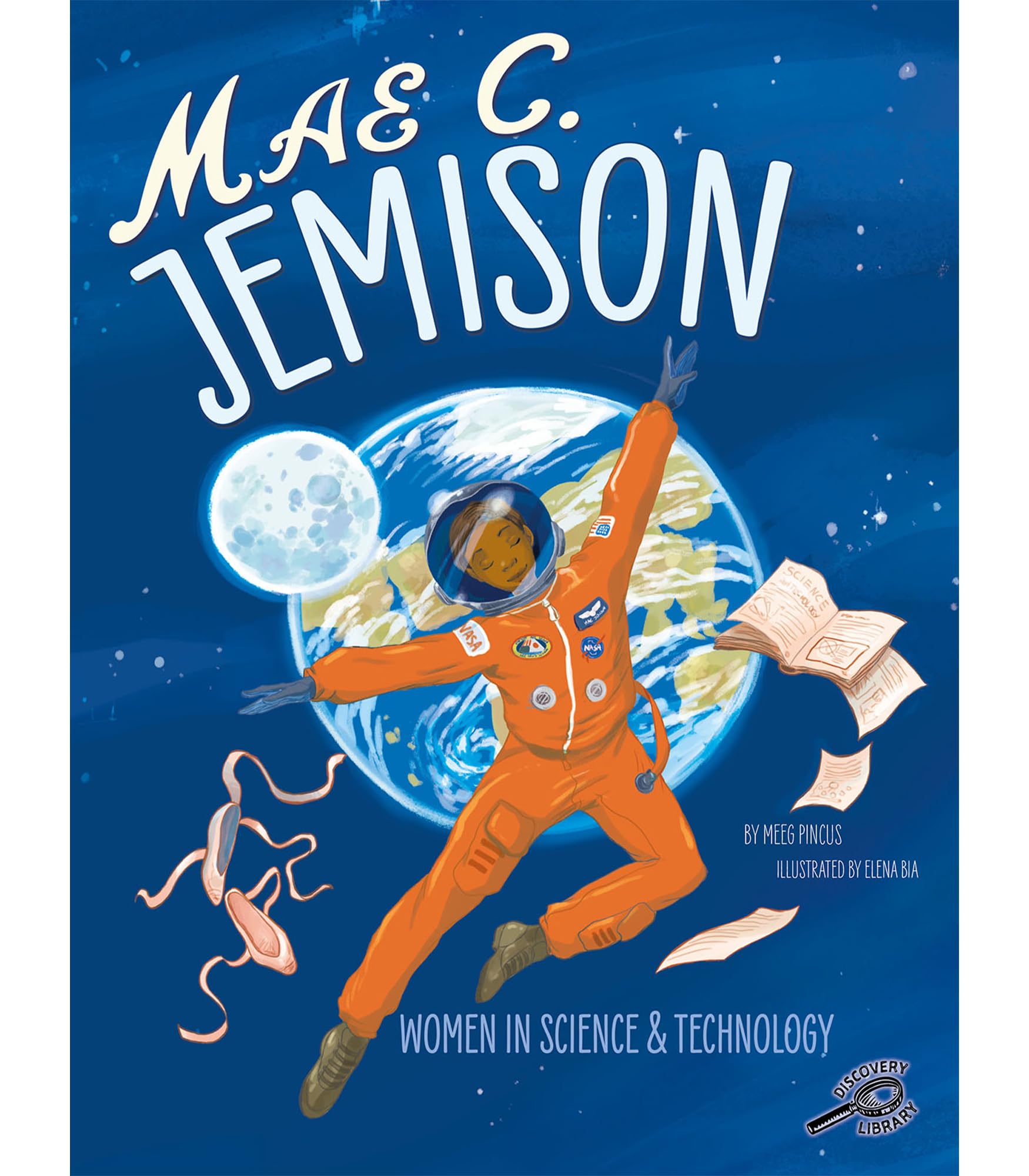 Women in Science and Technology: Mae C. Jemison―The First African-American Female Astronaut, Grades 1-3 Interactive Book With Illustrations, Vocabulary, Extension Activities (24 pgs)