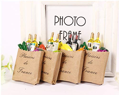 Fridge Sticker,8Pcs Simulated Cute Wine Bottles Holder Fridge Magnets for Home Wall Decoration Living Room