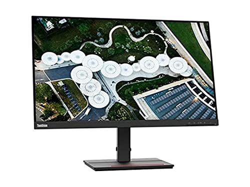 Lenovo ThinkVision S24e-20 23.8" Full HD WLED LCD Monitor - 16:9 - Raven Black - 24" Class - Vertical Alignment (VA) - 1920 x 1080-16.7 Million Colors - FreeSync - (62AEKAT2US). (Renewed)