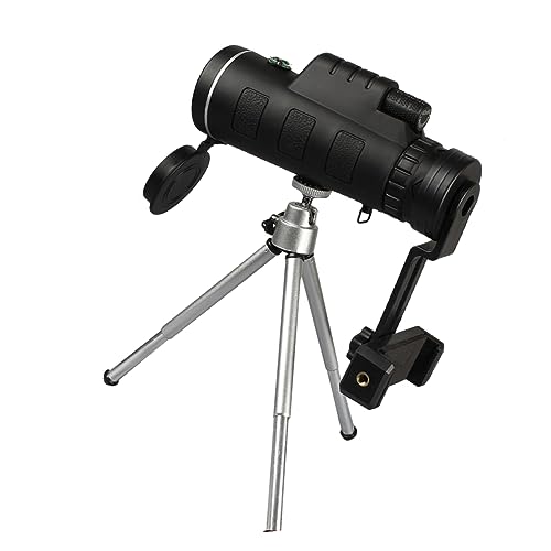 Mikikit 2pcs Travel Magnifying Mirror Mobile Lens Screen Magnifier Phone Camera Magnifier monocular Telescope with Night monocular Telescope for Mobile Phone 40x60 Telescope Telephone