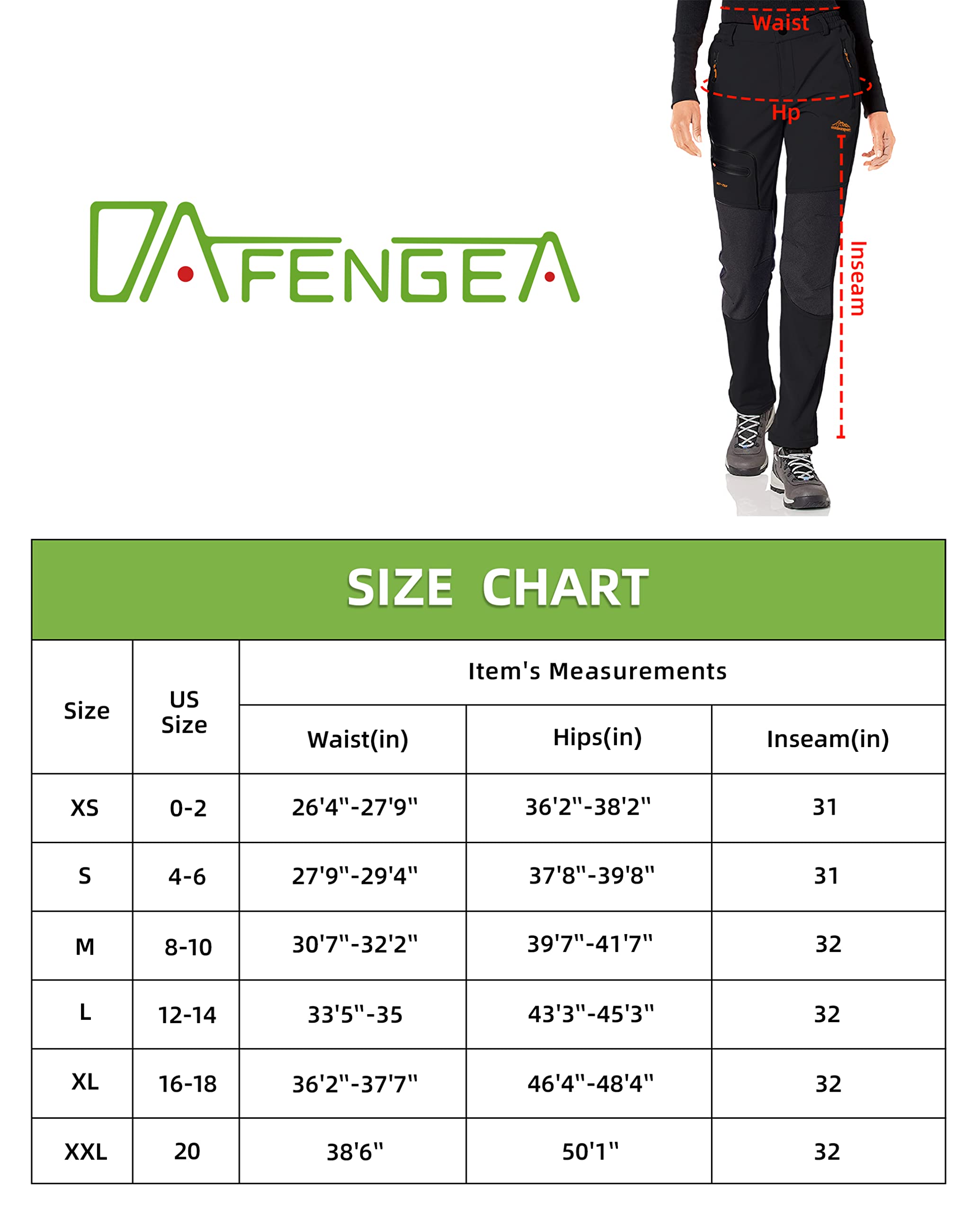 DAFENGEA Women's Snow Ski Pants Fleece Hiking Waterproof Windproof Softshell Outdoor Snowboard Pants,CFK1682W-Pink-S
