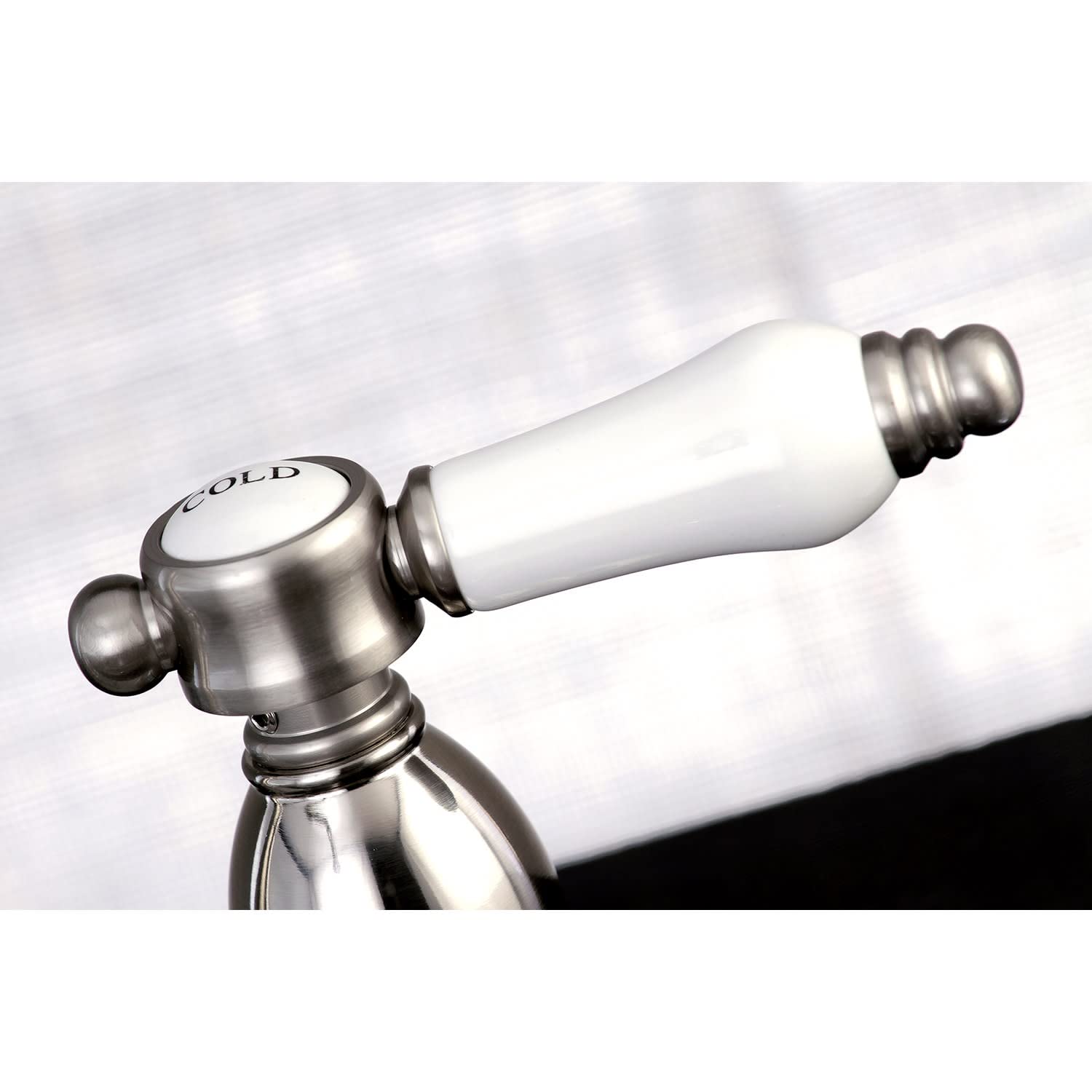 Kingston Brass KB1755BPLBS Bel Air 8 inch Centerset Kitchen Faucet with Brass Sprayer, 8-5/8 inch In Spout Reach, Oil Rubbed Bronze
