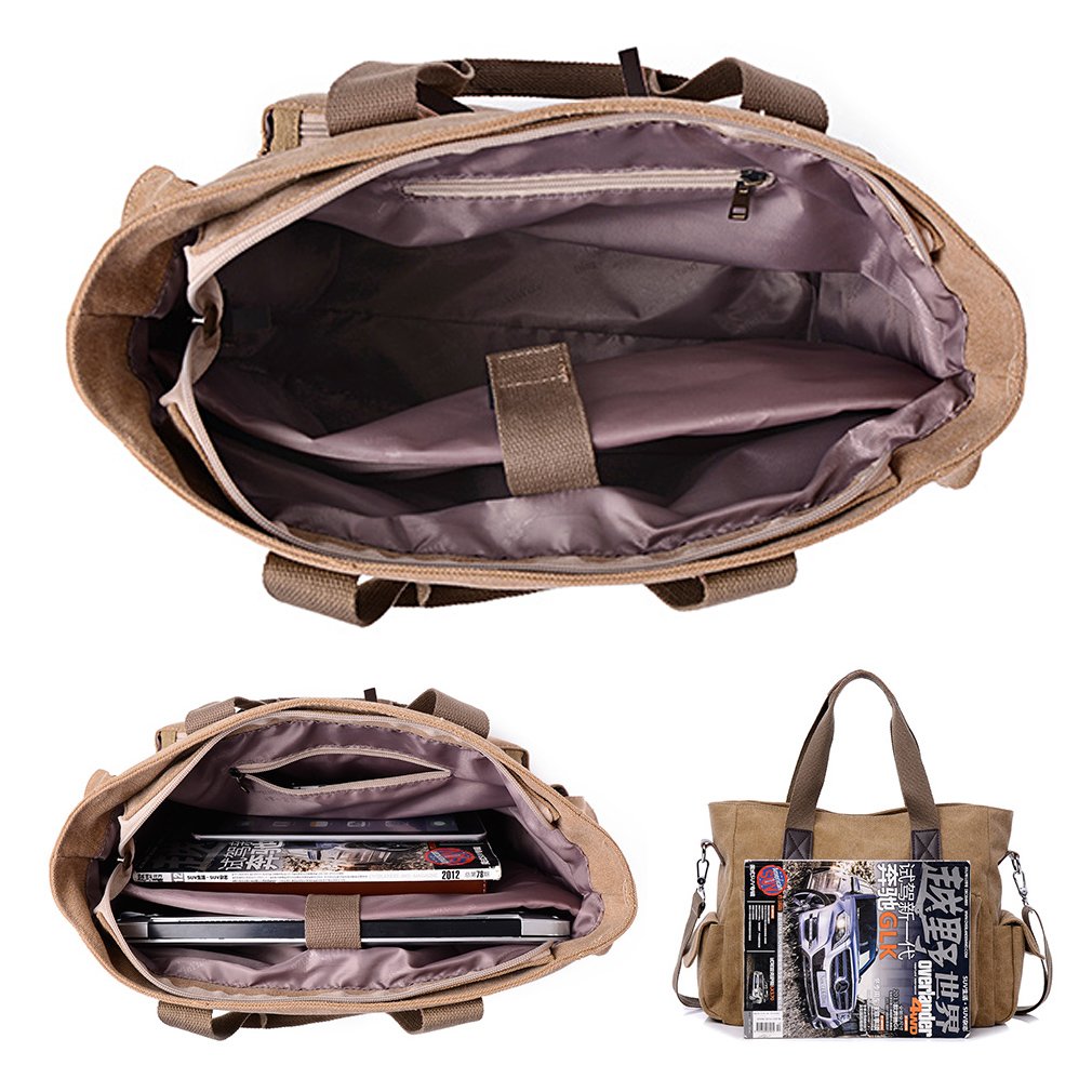 ToLFE Women Top Handle Satchel Handbags Shoulder Bag Messenger Purse Crossbody Bag Travel Work Tote Bag