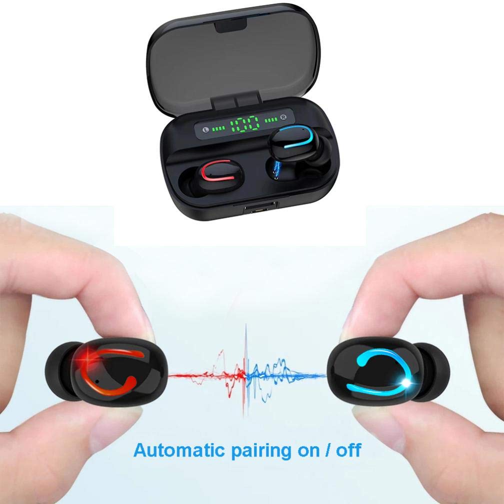 Earbuds Earphones for Moto Z4, True Wireless Stereo Headset Hands-Free Mic Charging Case Compatible with Motorola Moto Z4