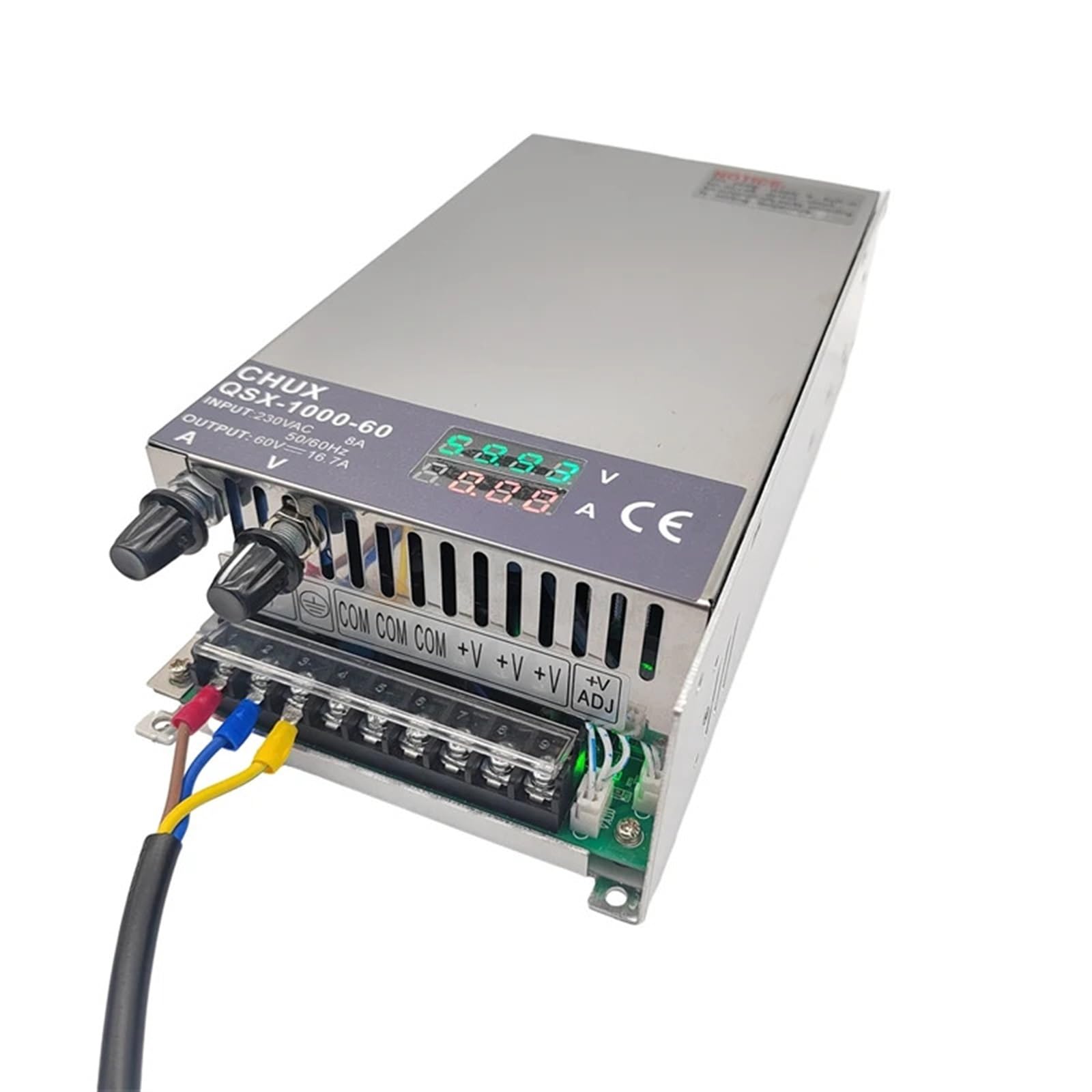 JJAMBTEQ Adjustable Switching Power Supply Digital Display 1000W LED Power Supply DC 12V 24V 36V 48V 60V 80V 90V 100V 110V(0-80V 0-12.5A)