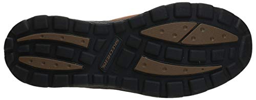 Skechers USA Men's Relaxed Fit Memory Foam Superior Gains Slip-On,15 M US,Dark Brown