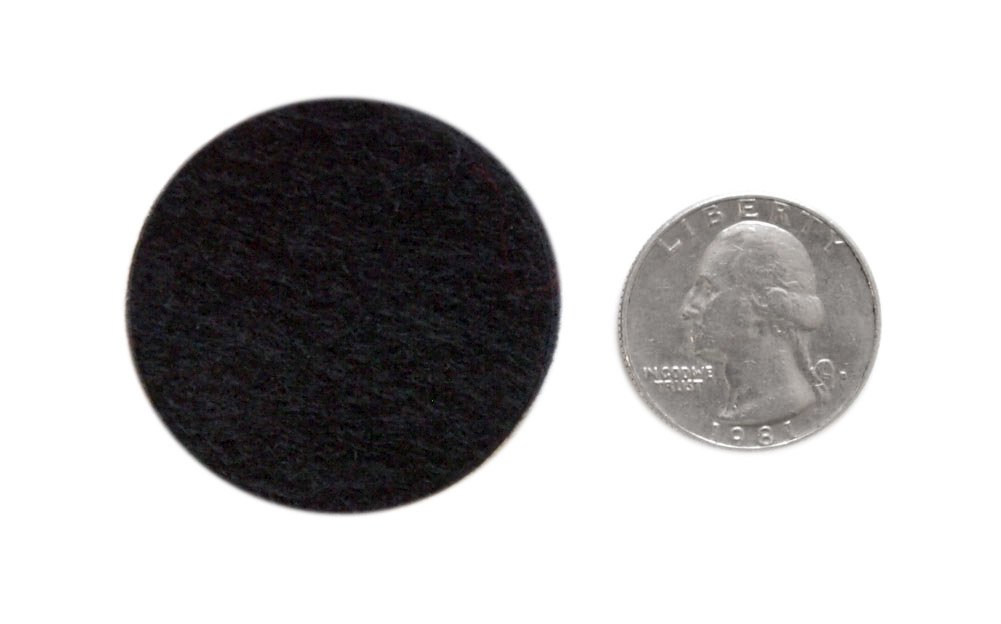 Playfully Ever After 1.5 Inch Black 94pc Stiff Felt Circles