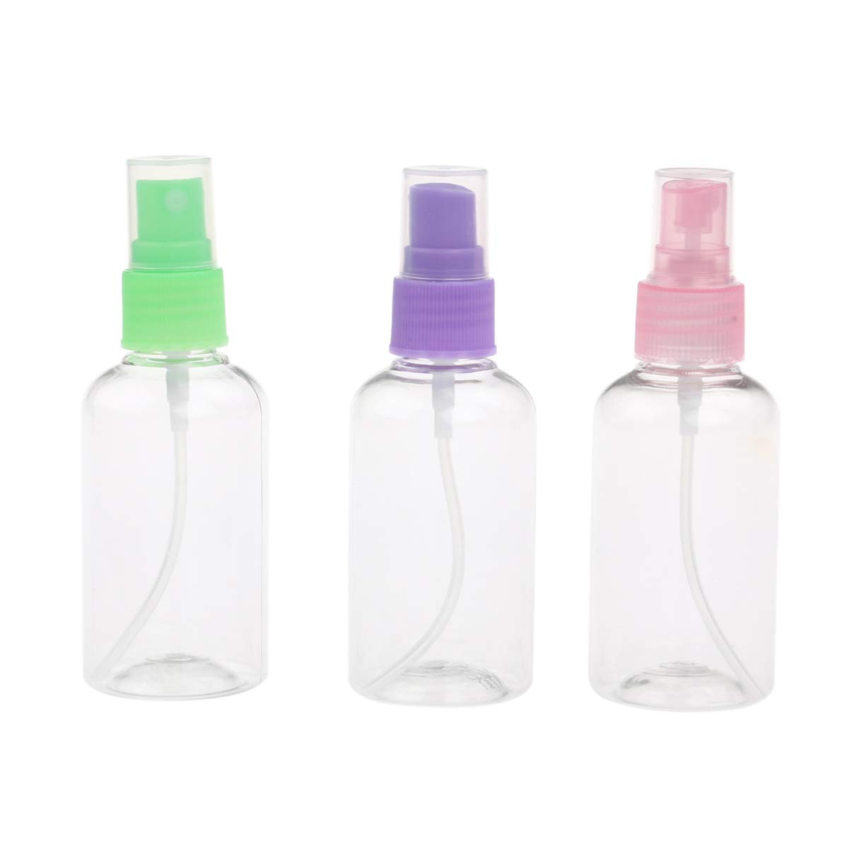 LEUYA 10pcs Fine Mist Sprayer Bottles Refillable Empty Small Spray Bottles Container Makeup Cosmetic Atomizers for Hand Cleaning Essential Oils Travel Perfumes