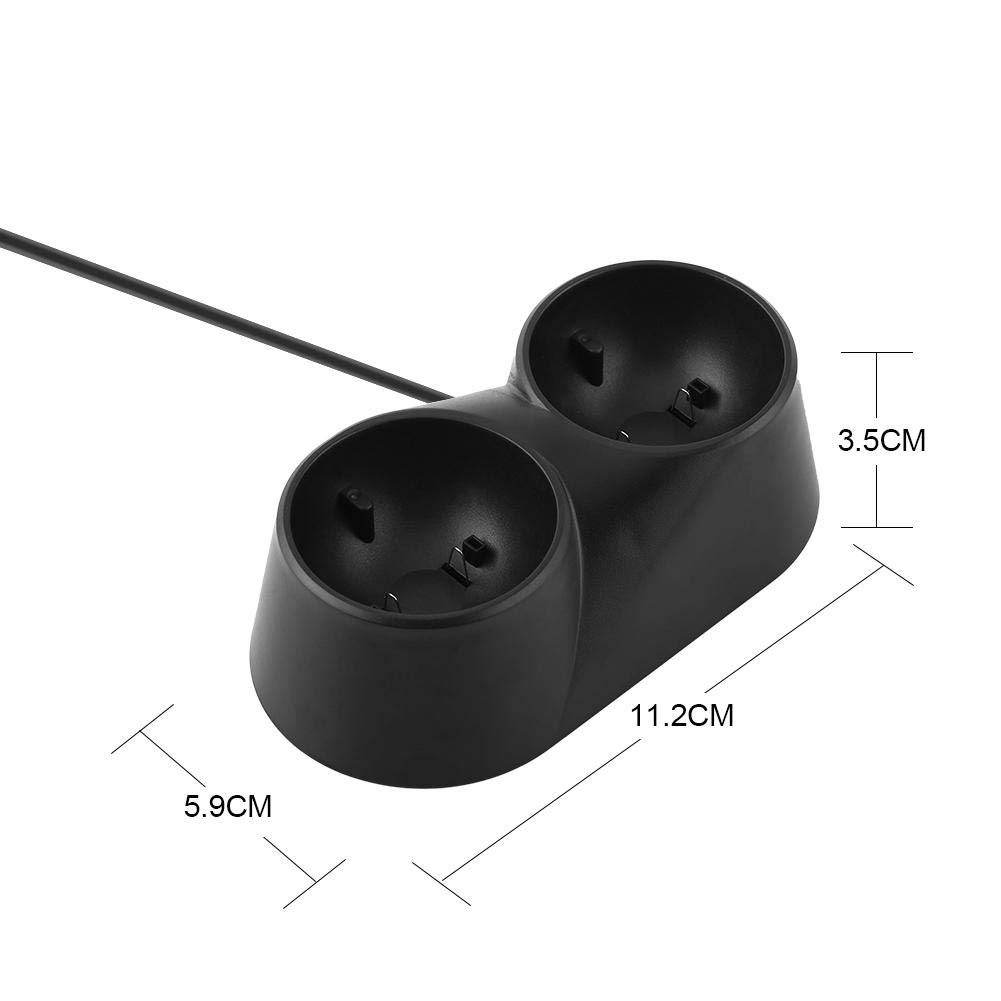Zer one USB Dual Charging Dock Station Stand Holder for Playstation PS4 VR Controller