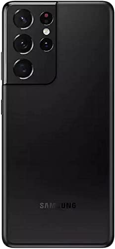 SAMSUNG Galaxy S21 Ultra 5G | G998U Android Cell Phone US Version Smartphone Pro-Grade Camera, 8K Video, 108MP High Res 256GB Phantom T-Mobile Locked - (Renewed) Blackk (256 GB)