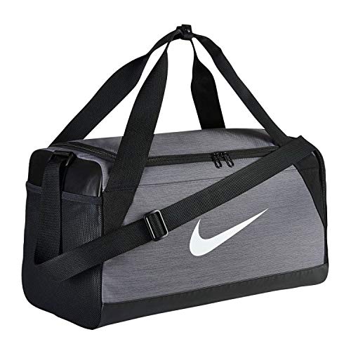 Nike Brasilia (Small) Training Duffel Bag Flint Grey/Black/White Size Small