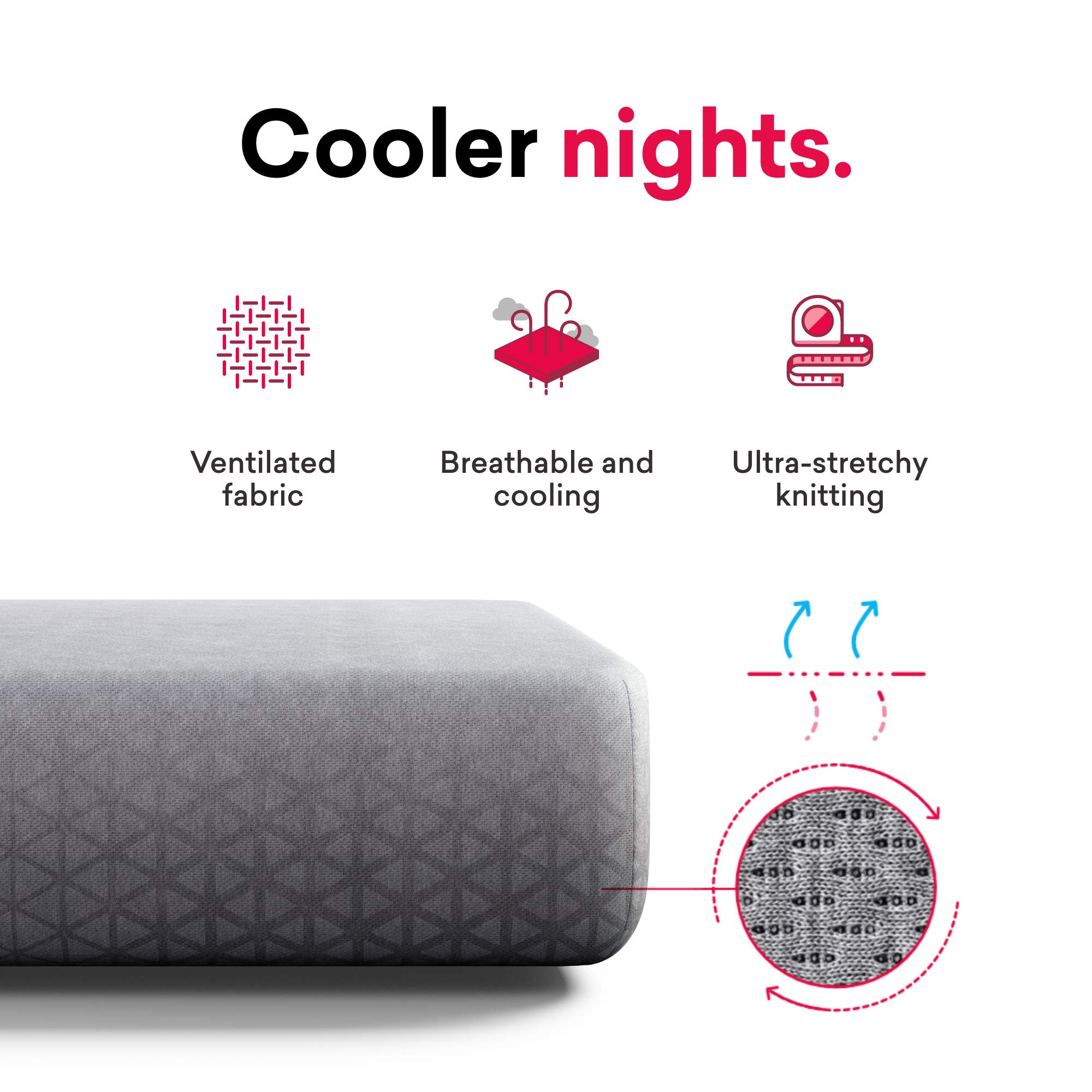 ZOMA Start California King Mattress, 10" Inch Memory Foam Cal King Bed Mattress in a Box with CertiPUR-US Foam for a Supportive & Cooler Sleep, Medium-Soft Feel, Fiberglass Free Mattress, Grey