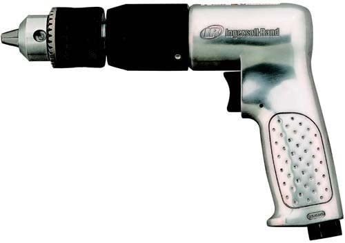 Ingersoll Rand 7803A 1/2" Pistol Grip Air Drill, Keyed Chuck, 500 RPM, 0.5 HP