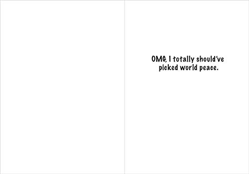 RSVP Genie Lamp : If I Had One Wish Funny/Humorous Birthday Card