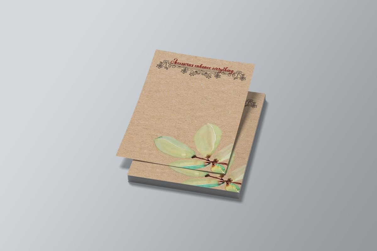 D2C 300Gsm Card Stock Jewellery, Earrings, Necklace Display Card For Packaging & Display D6 Pack of 105