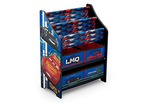 Disney/Pixar Cars Book and Toy Organizer by Delta Children, Greenguard Gold Certified