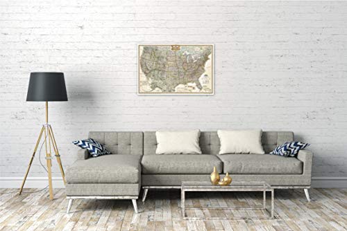 National Geographic United States Wall Map - Executive (Poster Size: 36 x 24 in) (National Geographic Reference Map)