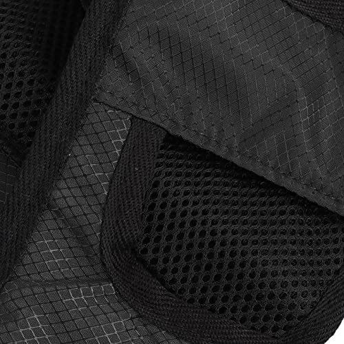 LEYT Elderly Bed Transfer Sling, Patient Turn Belt Nylon Webbing (Black)
