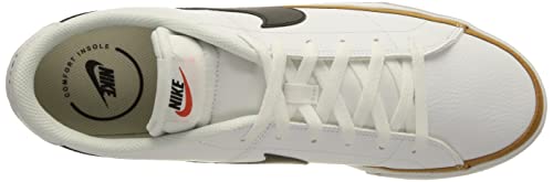 Nike Men's Training Gymnastics Shoe, White Black Desert Ochre Gum Light Brown, 7