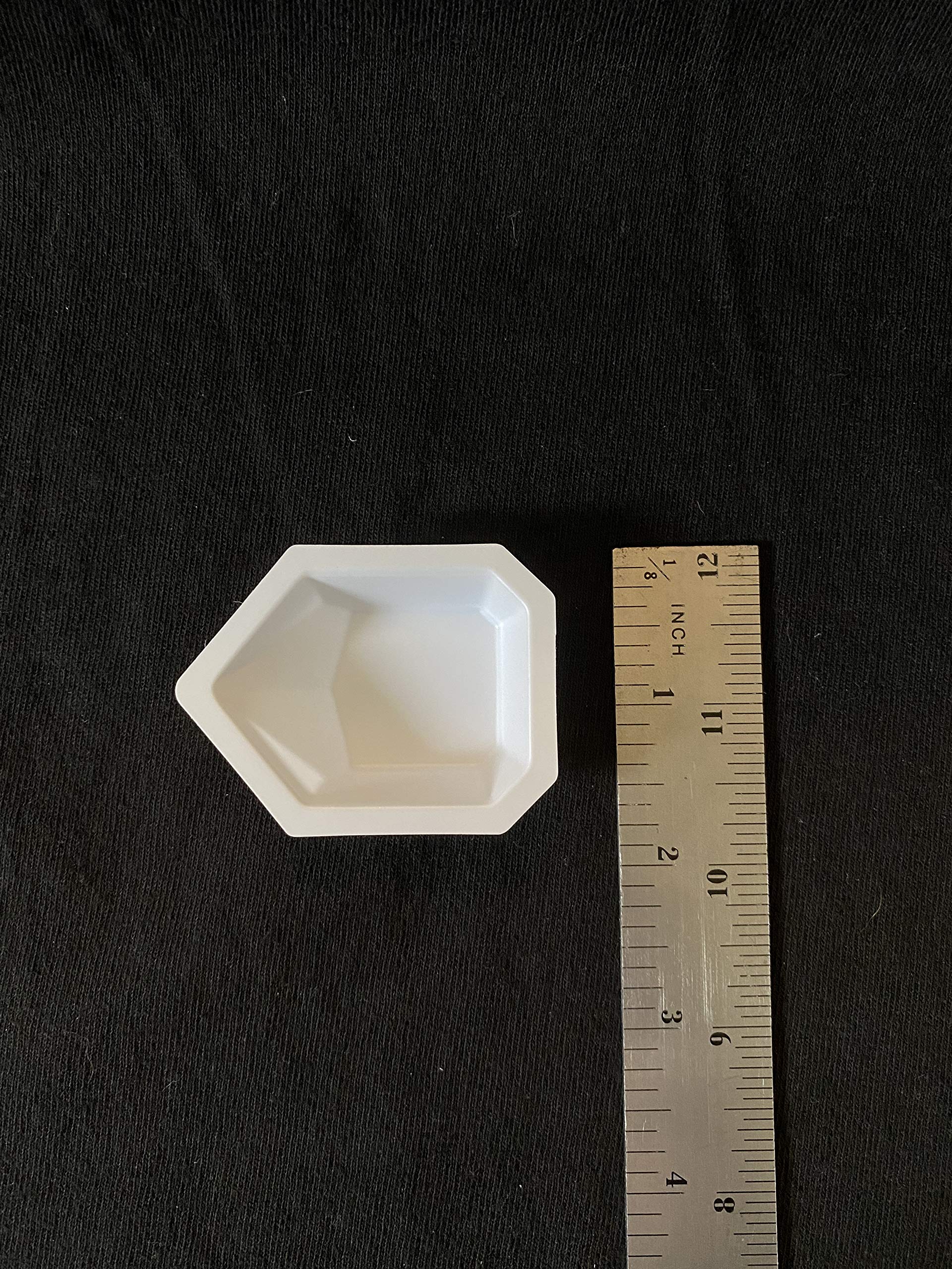 Pour Boats, W-P43-WH-100, 43mm, Small, White, Pack of 100